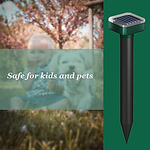 INENNT 6 Pack Deer Repellent,Deer Repellent Devices,Deer Repellent Devices for Garden,Deer Repellent for Plants,Deer Deterrent Devices Outdoor,Solar Deer Repellent Devices,Sonic,Waterproof