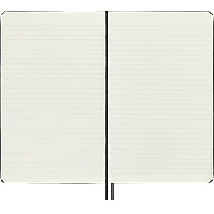 Moleskine Classic Expanded Notebook, Hard Cover, Large (5" x 8.25") Ruled/Lined, Black, 400 Pages