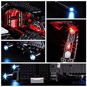 GEAMENT LED Light Kit Compatible with Inquisitor Transport Scythe - Lighting Set for 75336 Building Model (Model Set Not Included)