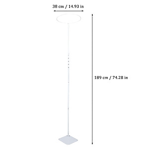 Kisangel Net Stand Adjustable Crib Canopy Holder Clip- on Net Holder Support Bracket Mounting Rack Accessories for Home Crib Cot Bed Easy Assembly Installation