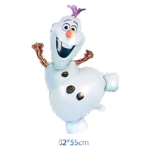 Frozen Birthday Party Supplies Set ，Frozen Party Decorations ，Frozen Party Supplies | Set includes Banner, Tablecloth, Cake Plates,follow balloons， Napkins, tattoo stickers, Serves 20Guests