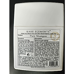 Rare Elements Pure Shampoo & Essential Lite Conditioner Set with Gute Carrying Bag (Three Piece Bundle) 8 oz per unit