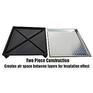 Northland Online Deck Defender & Grass Guard, High Temp Fire Pit Heat Shield, Fire Pit Mat for Grass Lawn Protection, Fire Pit Pad for Outdoors, Bonfires, Wood Burning