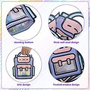 GGSTDDUP 30 Pcs Party Favor Bags Bulk Reusable Birthday Goodie Bag Back to School Gift Bags Cute Backpack Goodie Bag with Handle Candy Bag for Birthdays, Weddings, Sweets, Christmas