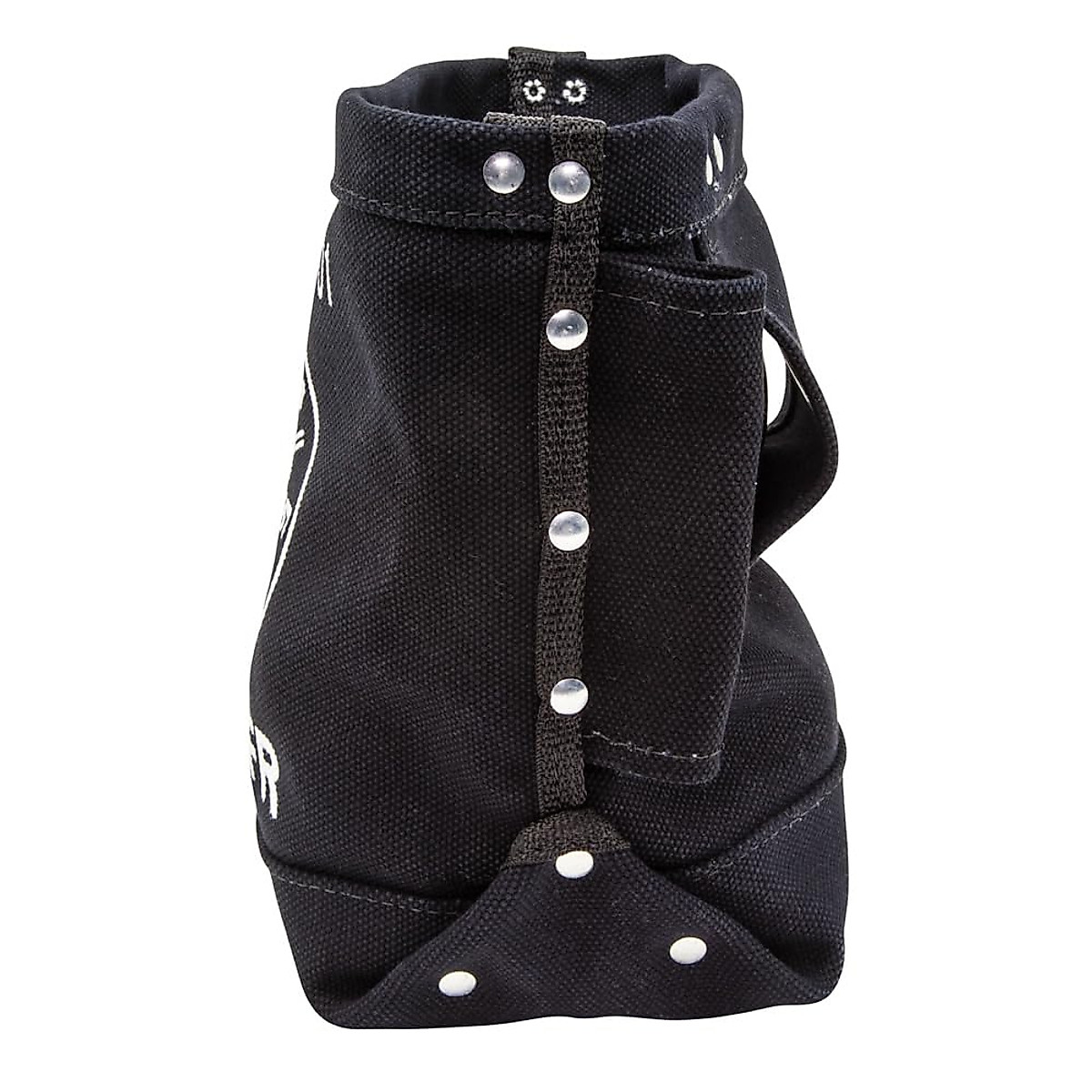 Klein Tools 5416TFR Tool Bag, Flame Resistant Canvas Bag for Bolt Storage with Double Reinforced Bottom and Tunnel Connect, 5 x 10 x 9-Inch