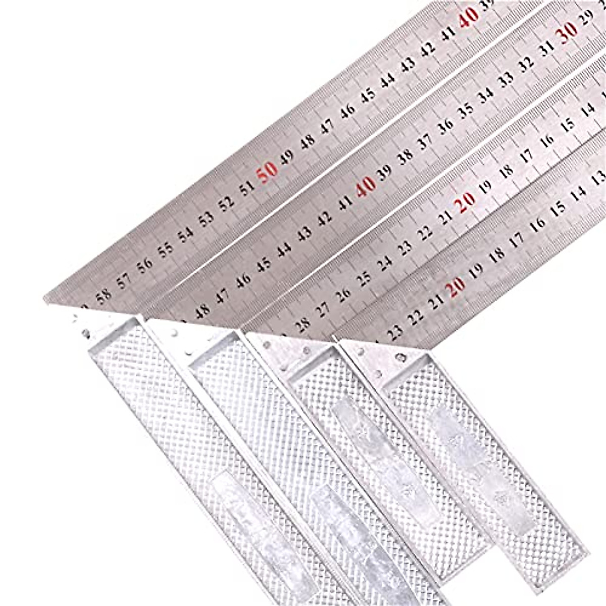 Framing Tools 4 Sizes Metal Steel Engineers Try Square Set Wood Measuring Right Angle Ruler 90 Degrees Measurement Instruments Tool (Color : B)