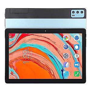 SHYEKYO Tablet PC, 6GB RAM 128GB ROM Octa Core Processor 2.4G 5G Dual Band WiFi 2 in 1 Tablet Front 8MP 100-240V 5.0 for Work Entertainment (US Plug)