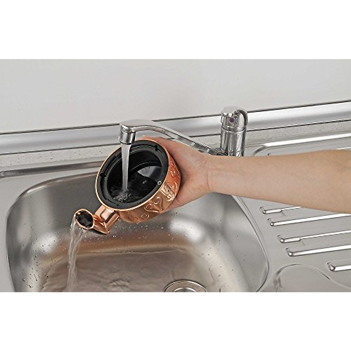 Arzum Okka Automatic Turkish/Greek Coffee Machine, USA 120V UL, Black/Copper (Gold)