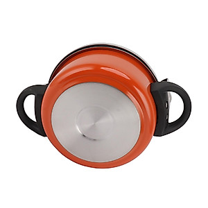 Stainless Steel Mini Pressure Cooker, 2L Double Bottom Pressure Cooker for Gas Stoves Induction Stoves, Intelligent