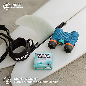 Nocs Provisions Standard Issue 8x25 Waterproof Binoculars, 8X Magnification, Bak4 Prism, Wide View Multi-Coated Lenses for Bird Watching, Hiking & Backpacking - Cobalt Blue II