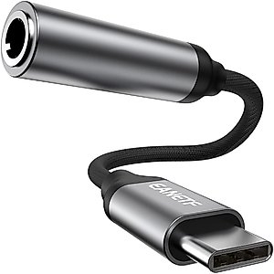 Eanetf USB C to 3.5mm Audio Adapter Type C Female Headphone Jack Adapter Hi-Res DAC Cable for Samsung S21 Note 20 Ultra S20 FE Sony XZ2 XZ3 Google Pixel 5 4 3XL