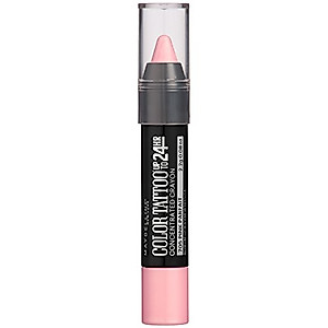 Maybelline New York Eyestudio ColorTattoo Concentrated Crayon,705 Pink Parfait, 0.08 oz.