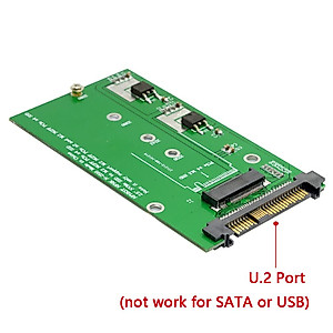 JSER SFF-8639 NVME U.2 to NGFF M.2 M-Key PCIe SSD Adapter for Mainboard Replace SSD 750 p3600 p3700