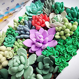 Super Valuable 32 Colors Small Block Polymer Clay Set Oven Bake Clay, Tomorotec Non-Toxic Molding DIY Clay Oven Baking Clay for Kids, Artists (Softer)