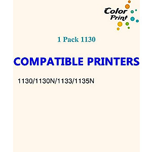 ColorPrint Compatible 1135n Toner Cartridge Replacement for Dell 1130N 330-9523 7H53W Work with 1133 1130 1135 2MMJP 330-9524 3J11D Laser Printer