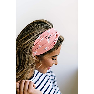 Maven Thread Daisy, Workout Headbands for Women, Wide Headbands for Women, Sports Running Headband for Exercise, Gym hairband Athletic Workouts and Yoga 4" Thick Non Slip Sweatbands for Women 2Pack