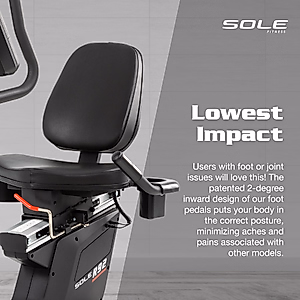 New 2023 Recumbent Bike, Sole Fitness R92 Recumbent Exercise Bike, Advanced Exercise Equipment for Home Workouts, Bluetooth, Touch Screen, Gym Equipment, Recumbent Bikes for Adults (Sole R92)