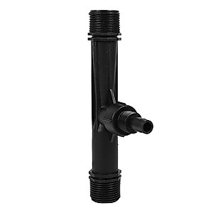 Irrigation Tube Fertilizer Mixer Injector Agriculture Tool Plastic Black for Outdoor Garden Farm Lawn, 1/2" 3/4” 1” Inch(1 inch)