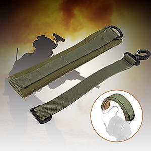 Bnineteenteam Tactical Advanced Headset Cover,Hunting Shooting Headphone Cover for All General Tactical Earmuffs Accessories (Army Green)