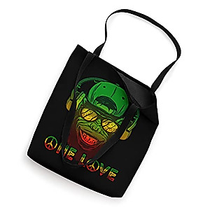 Rasta Reggae Gorilla One Love Peace Reggaeton Monkey Tote Bag