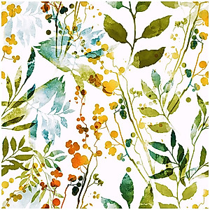 Birwall FP14 Elegant Peony Shelf Liner Drawer Liner Furniture Paper Wall Décor Contact Paper Cabinet Décor