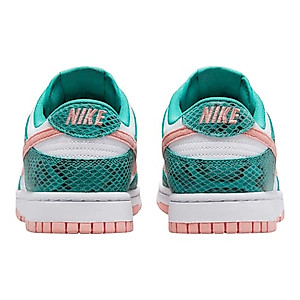 Nike Mens Dunk Low DR8577 300 Snakeskin Washed Teal Bleached Coral - Size 9