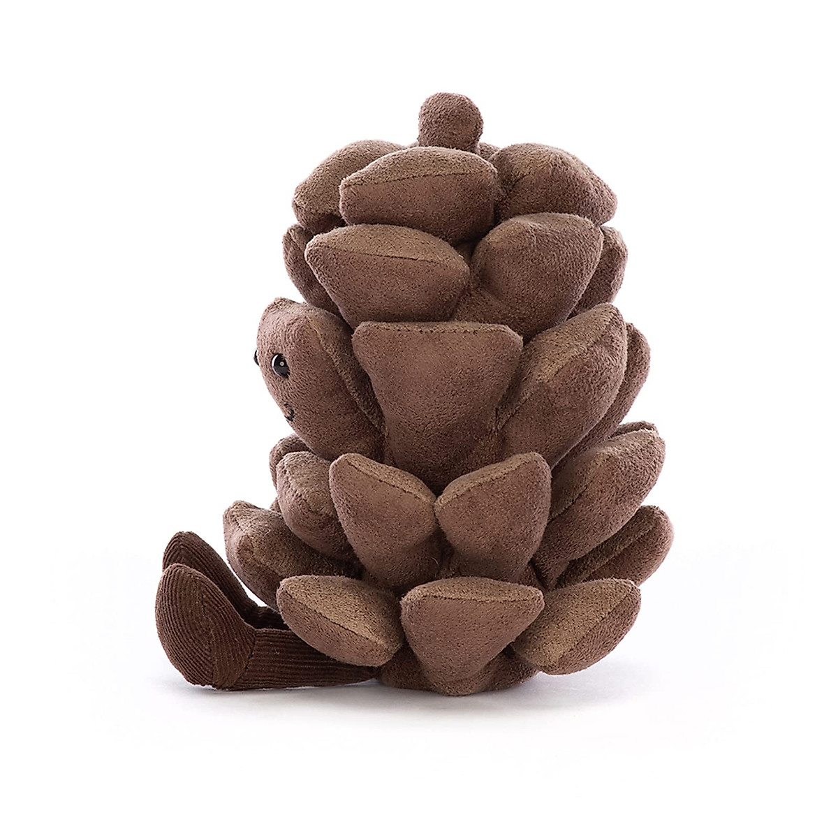 Jellycat Amuseables Pine Cone Stuffed Toy, 6 inches | Winter Plush and Décor