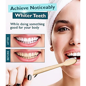 Wellnesse Whitening Toothpaste - Teeth Whitening Fluoride Free Natural Toothpaste - Fresh Mint - 3 Tubes, 4 oz - Made with Hydroxyapatite Powder, Green Tea Powder, and Aloe Vera