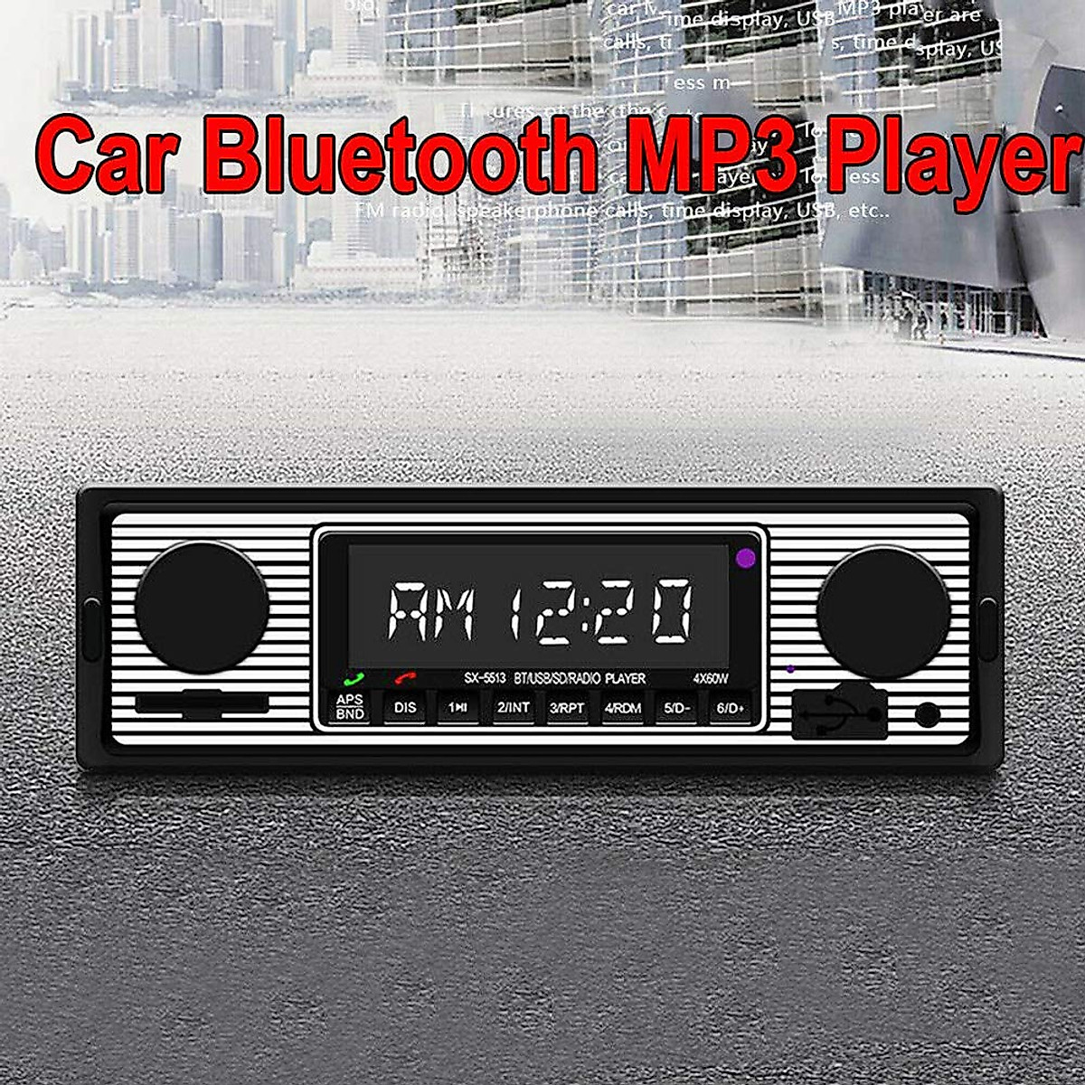 iayokocc Smart Player Bluetooth Retro MP3 FM Auto Accessories Electronic Car Radio Stereo