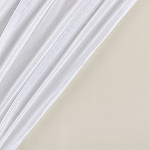 Exclusive Home Catarina Layered Solid Room Darkening Blackout and Sheer Grommet Top Curtain Panel Pair, 52"x84", Sand color