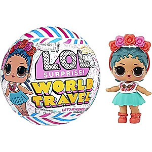 L.O.L. Surprise! World Travel™ Dolls with 8 Surprises Including Doll, Fashions, and Travel Themed Accessories - Great Gift for Girls Age 4+