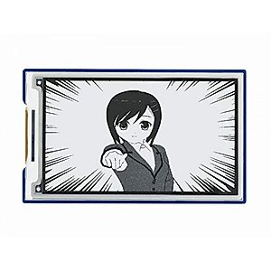 Coolwell Waveshare 3.7inch E-Paper E-Ink Display HAT for Raspberry Pi/Jetson Nano, 480×280 Pixels e-Paper Module, Black/White Color, SPI Interface