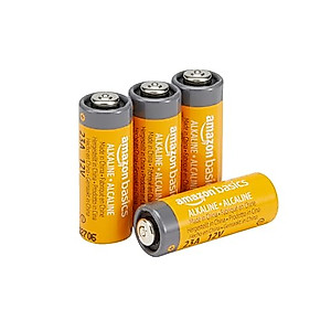 Amazon Basics 4-Pack 23A Alkaline Battery, 12 Volt, Long-Lasting Power
