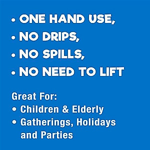 Automatic Drink Dispenser - Hands-Free Electric Tap Drink Dispenser, Universal Bottle Cap Dispenser, Perfect for Milk, Juice and Almost All Drink, Home Kitchen Party Wedding (2 Pack)