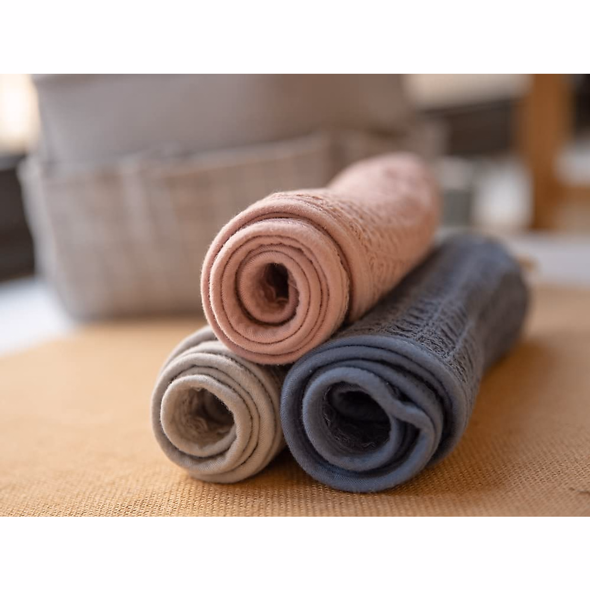 Lila & Jack 2 Pack Waffle Burpy Cloths, Perfect for Newborn Baby, Burping Cloths,Burp Bibs, Burping Rags for Boys and Girls, Multicolor