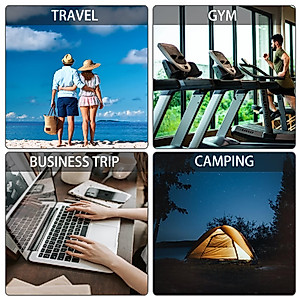 DNSEN 5 Pack 3.4 oz Travel Bottles for Toiletries TSA Approved Leakproof Plastic Empty Travel Size Bottles Containers with Labels