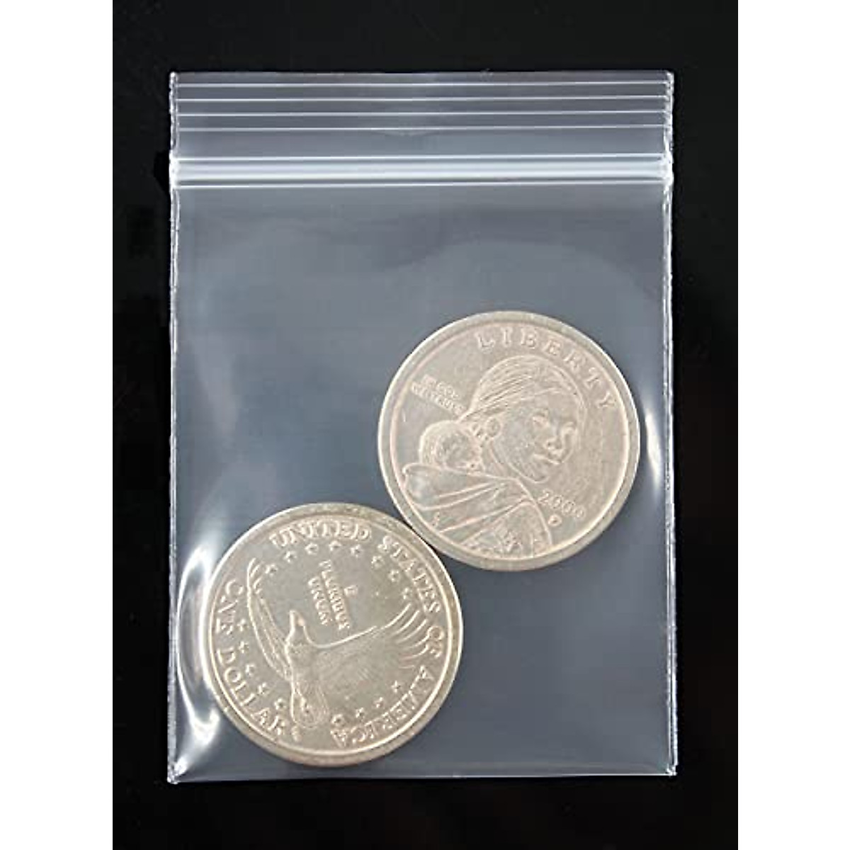 Small Plastic Bags, Mini Tiny Bags, Thick, Clear, 8mil(two sides), 2"×2.4", 150PCS, Jewelry Bags, Pill Pouch, Food Storage Bags, Earring Bags, Plastic Packaging Bags, Grocery Bags