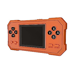 520 in 1 Retro Games Mini Game Consoles Handheld Retro Game Console - Crystal Press Buttons Rechargeable and Controller AV TV Output Gift for Kids and Adults (Retro Organge)