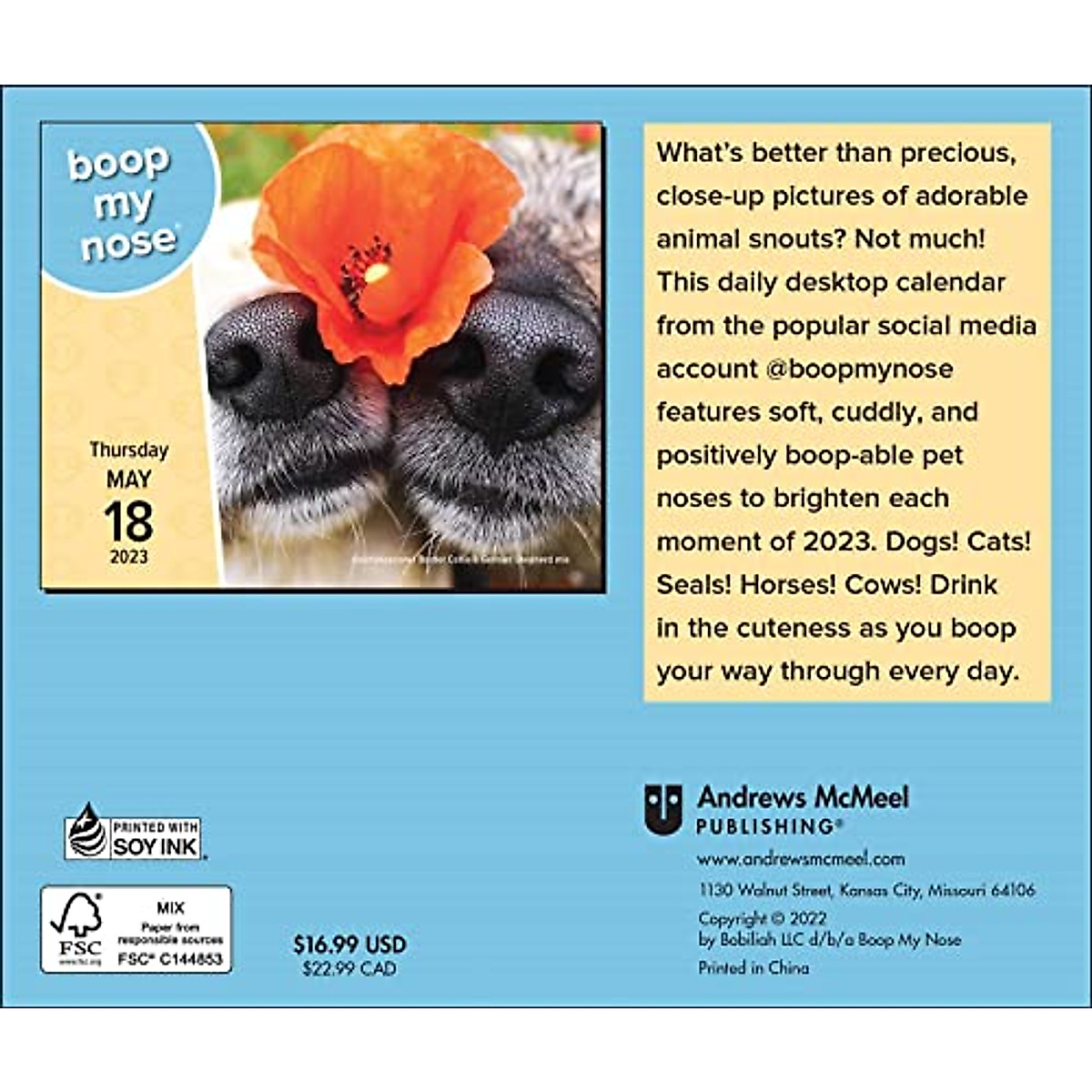 The Daily Boop 2023 Day-to-Day Calendar: By Boop My Nose