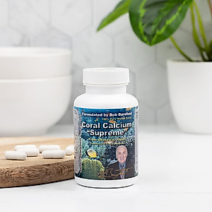 Bobs Best Coral Calcium Supreme I 100% Pure Marine Coral, 74 Trace Minerals I 90 Capsules, Pack of 1