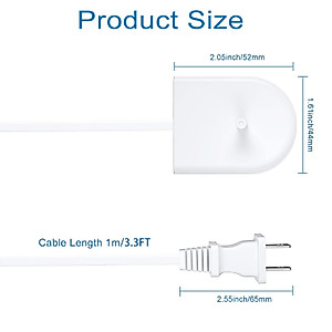 Replacement Charger Base for Philips Sonicare Electric Toothbrush HX6100, Travel Charger for Philips Sonicare HX3000 / HX6000 / HX8000 / HX9000 Series