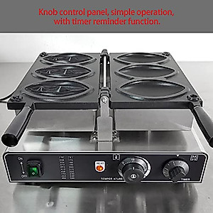 Mvckyi Commercial 3 PCS Abalone Shape Electric Waffle Maker with removable plates, Non Stick Vagina Waffle Machine Hot Dog Baker, Strange Shape Sausage Female Pussy Grill Waffle Baker for Party Snack Food