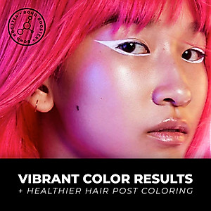 XMONDO Color Super Pink Depositing Mask & Semi-Permanent Pink Hair Dye | Infused with Bond Booster Technology & Hyaluronic Acid for Nourishment, Revitalization & Repair, Vegan Formula, 8 Fl Oz 1-Pack