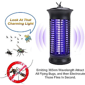 THE PERFECT PART Electric Fly Gnat Killer Lamp Pests Fly Insect Trap Mosquito Bug Zapper 4,000V