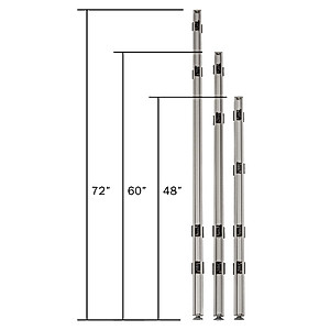 GOF Office Partition Single Full Fabric Panel (L-Post 72" h)