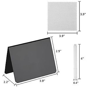 Mini Chalkboard Tabletop Signs Standing Blackboard Message Board for Table Buffet Display Party Wedding (V-20)