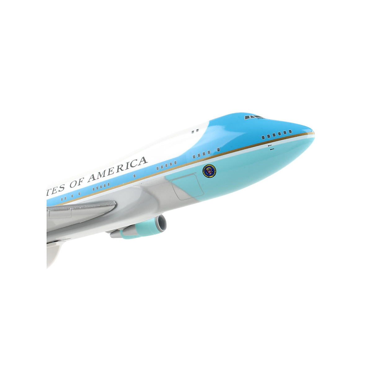 SkyMarks SKR041 Air Force One Boeing 747-200 VC25 1:250 Scale Desktop Model with Stand