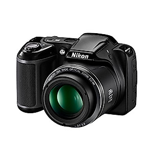 Nikon Coolpix L340 20.2 MP Digital Camera with 28x Optical Zoom and 3.0-Inch LCD (Black) (Renewed)