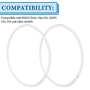 903373 Sander Belt Etotel Power Cable Belt - Replacement N372461/N430442 for Porter Belt DeWalt Sander Belt DCW210 DWE6420 DWE6421 DWE6423K - 2 Packs