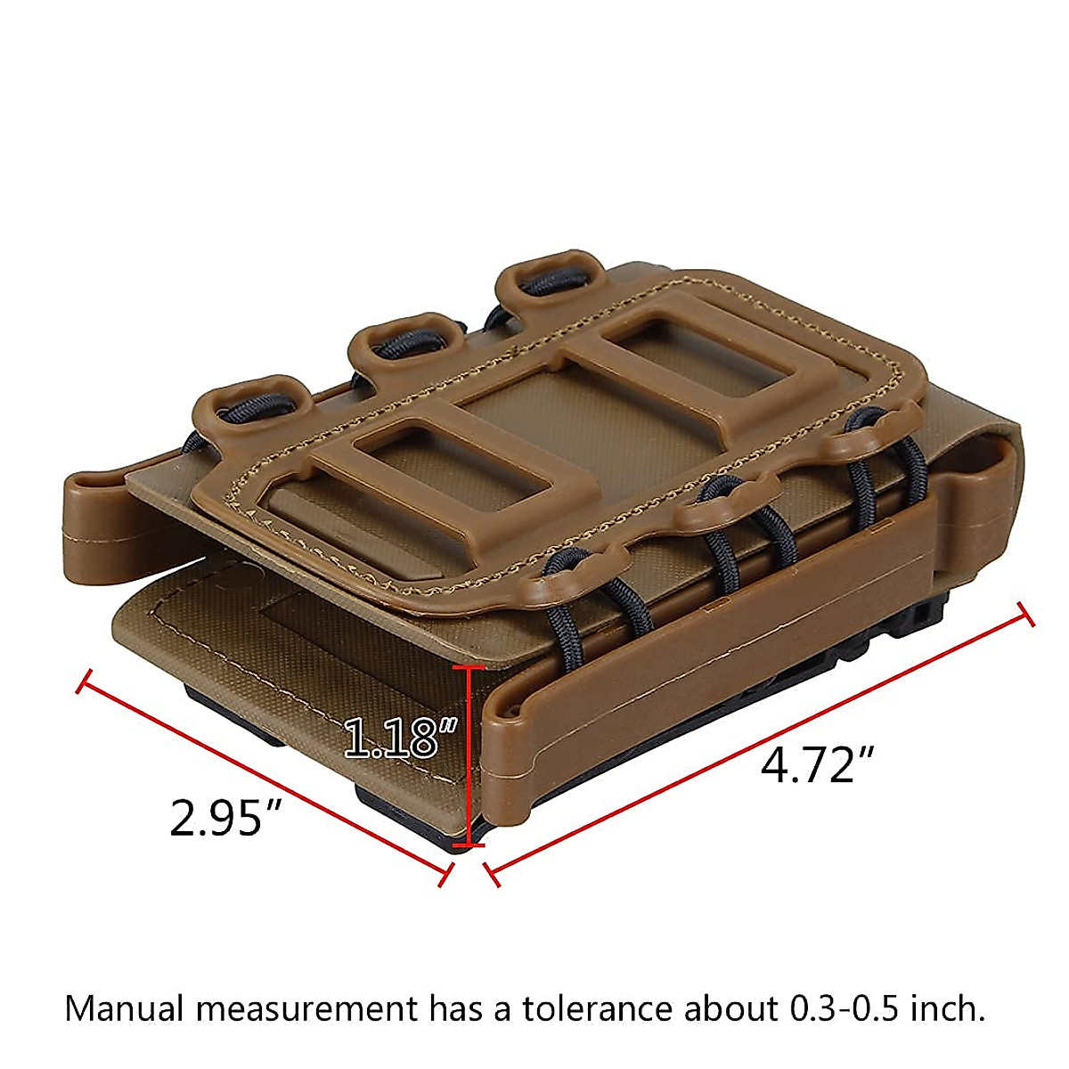 IDOGEAR Mag Pouch 5.56mm Rifle Magazine Pouches 7.62mm Molle Softshell Universal Mag Carrier for M4 AR15 M16 AK Magainzes